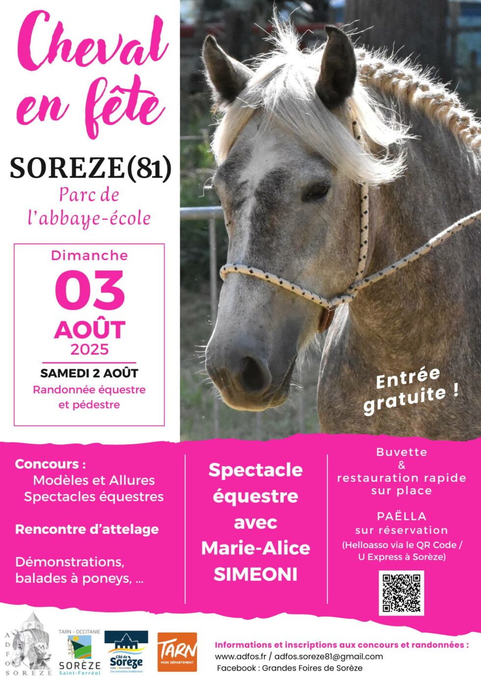 Fête du cheval 2025 - Ville de Sorèze